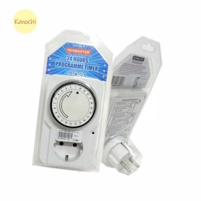 Jual Stop Kontak Timer Listrik Timer Analog Kenmaster 24 jam | Shopee ...