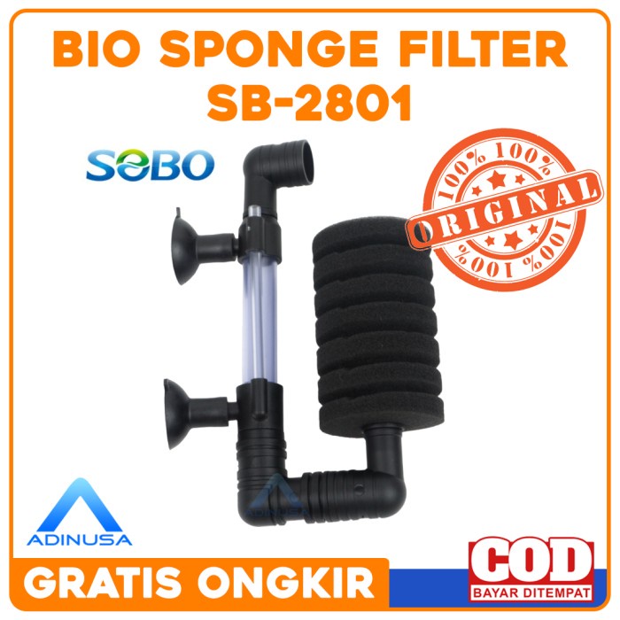 Jual BIO SPONGE FILTER SOBO SB 2801 BIO FOAM SPONS AQUARIUM | Shopee ...