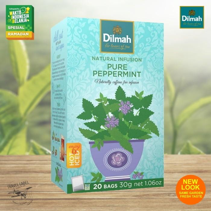 Jual Dilmah Tea Pure Peppermint Natural Infusion 20 Bags Teh Dilmah ...