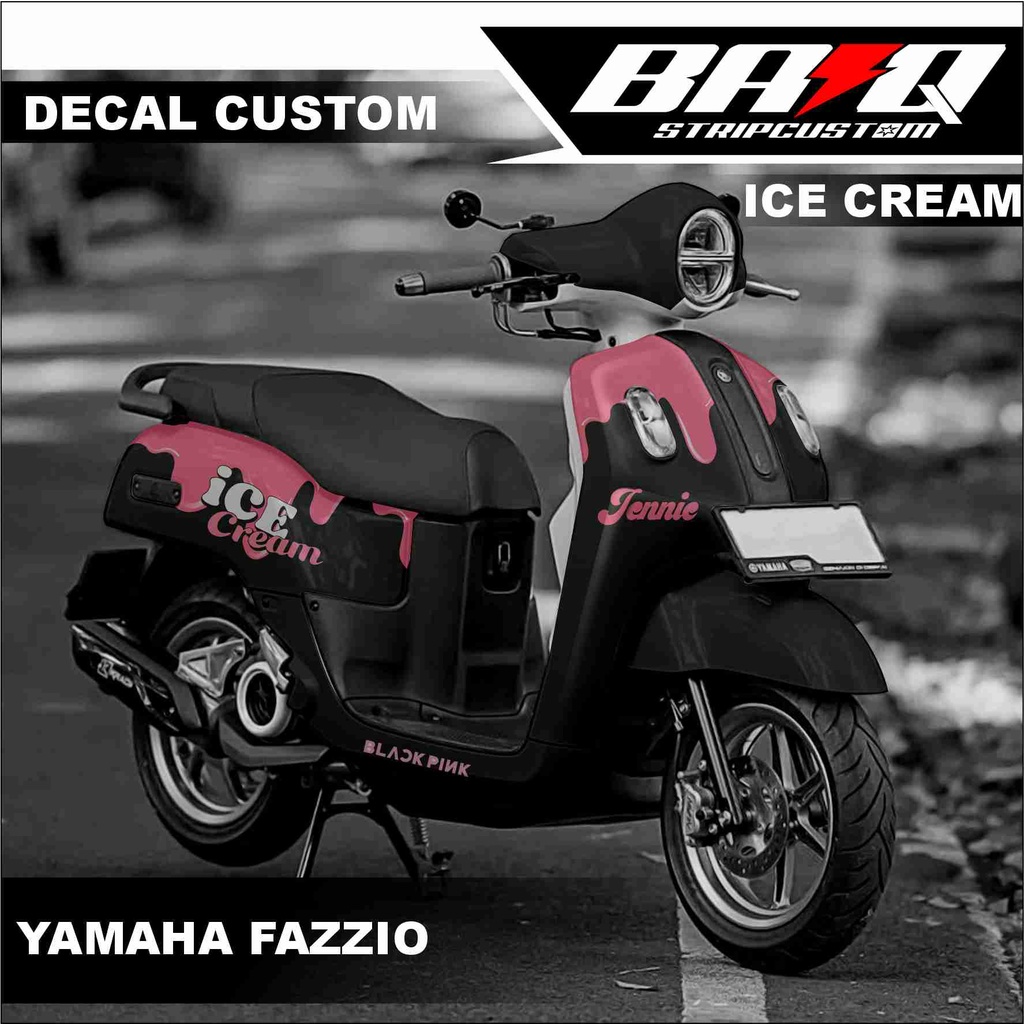 Jual DECAL YAMAHA FAZZIO - DECAL FAZZIO VARIASI ICE CREAM BLACKPINK ...