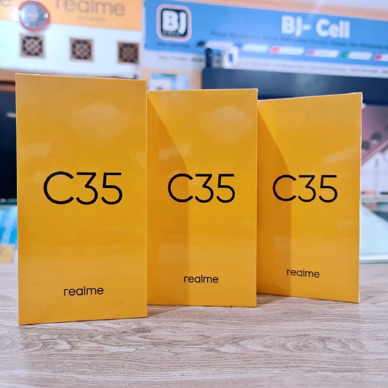 Jual NEW/BARU REALME C35 RAM 4 ROM 128 128 GB ORIGINAL GARANSI RESMI 2 TAHUN 2/32 3/32 4/64 6/ ...
