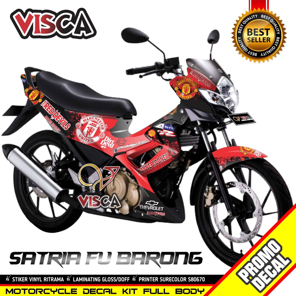 Jual Decal Satria FU barong Stiker Satria FU barong Striping Satria FU ...