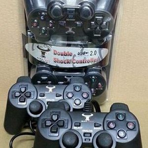 Jual Jual Stik Joystik Gamepad Double Untuk Pc Analog Getar Bufftech ...