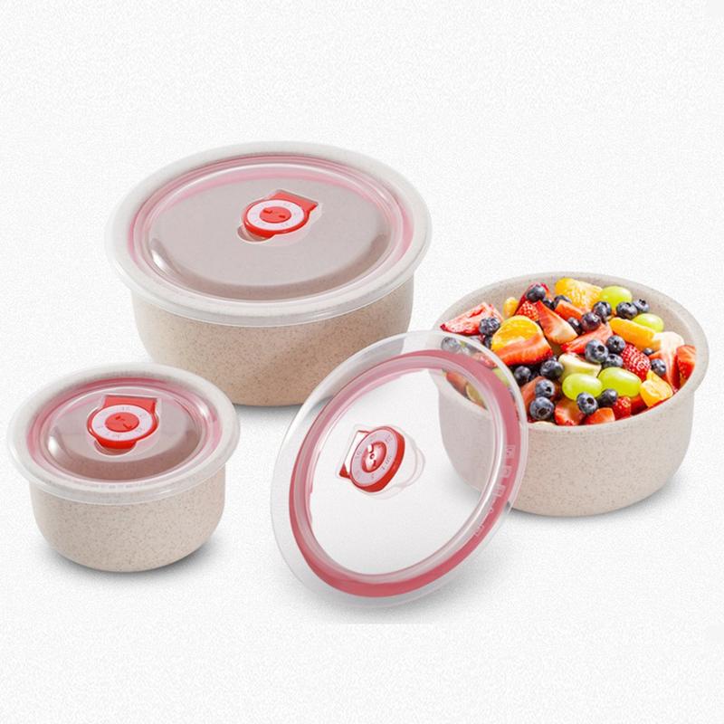 Jual Kotak Makan Siang Lunch Box Bentuk Bulat Desain Premium Minimalis ...