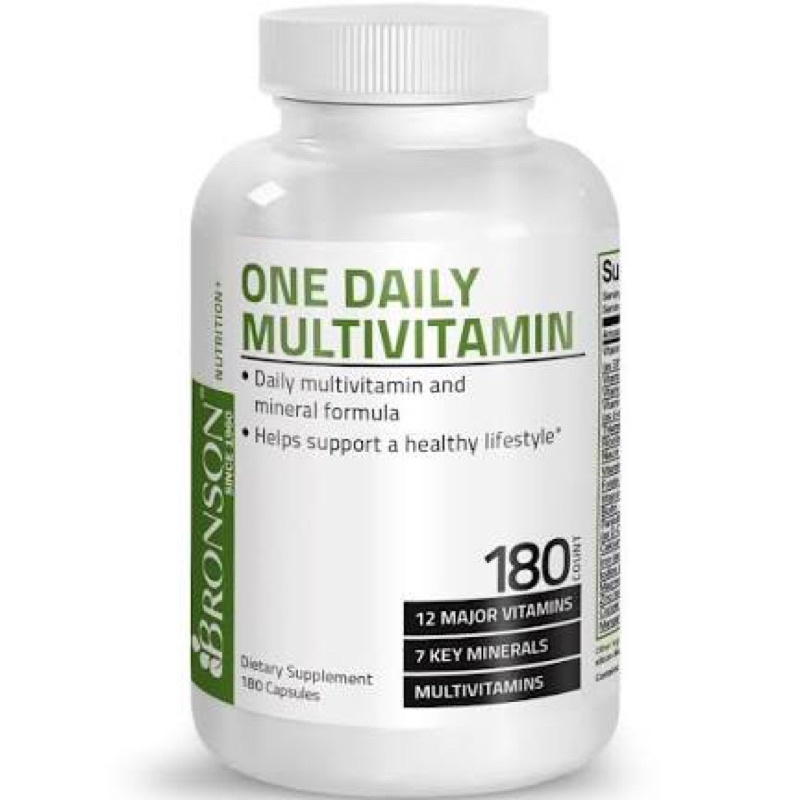 Jual VITAMIN BRONSON ONE DAILY MULTIVITAMIN - 180 capsul | Shopee Indonesia