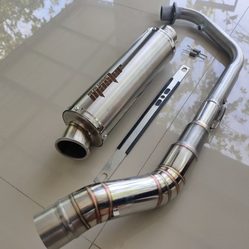 Jual [ ORIGINAL ] KNALPOT RACING ORIGINAL MASTER RACING JP TITANIUM ...