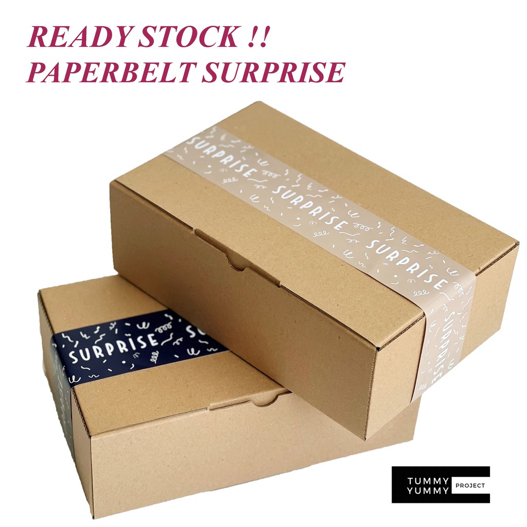 Jual PAPERBELT/PAPER SLEEVE/PAPERBELT ULANG TAHUN/LABEL BOX PACKAGING ...