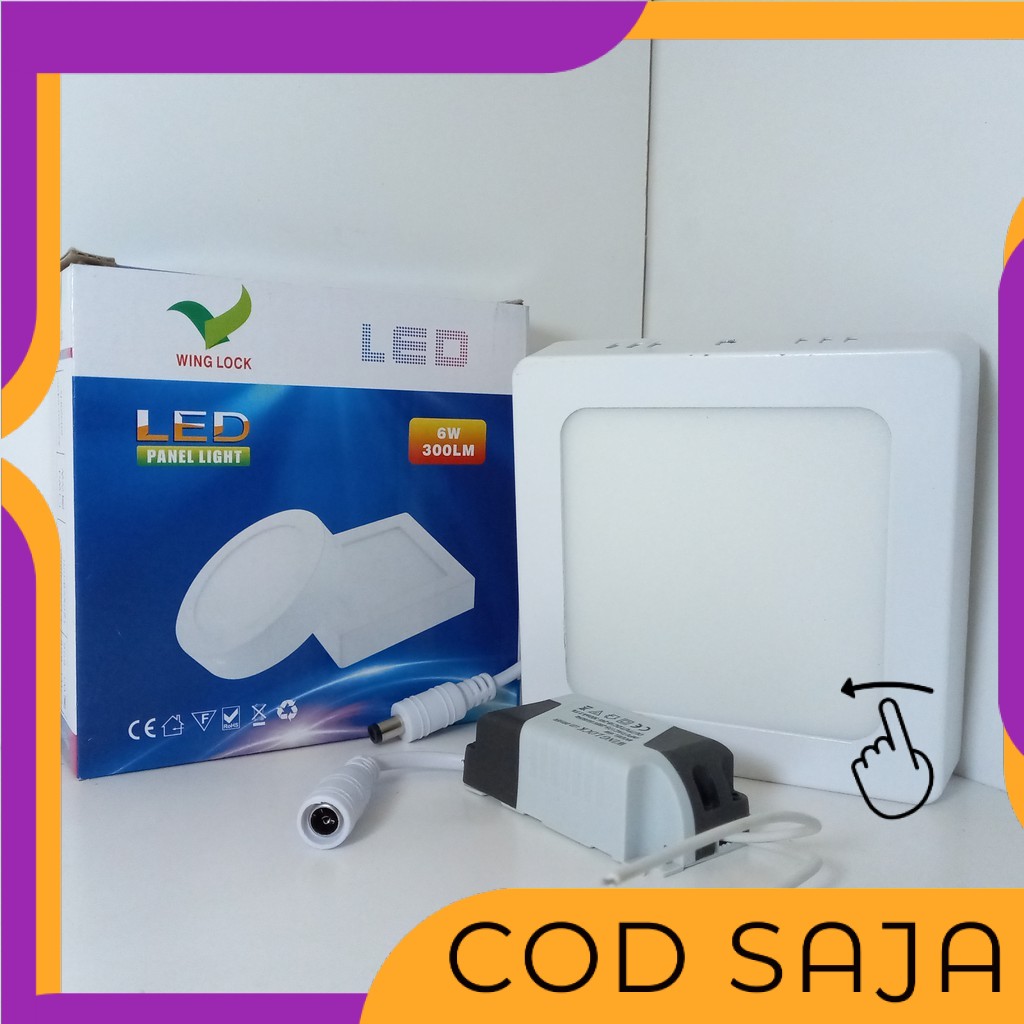 Jual ALAT MURAH LAMPU DOWNLIGHT LED 6 WATT KUNING OB LAMPU PANEL LED ...