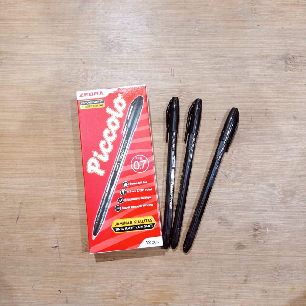 Jual PULPEN ZEBRA PICCOLO 0,7mm ( 1 LUSIN) | Shopee Indonesia