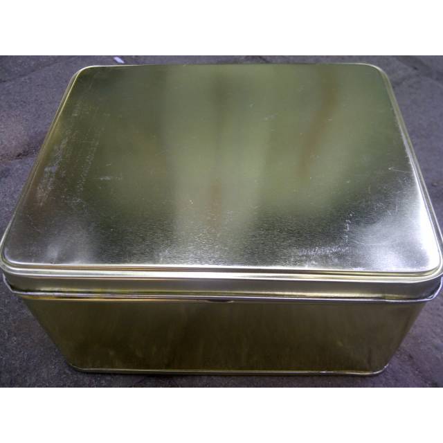 Jual KALENG KOTAK 17 x 14 x 9 GOLD MUDA | Shopee Indonesia
