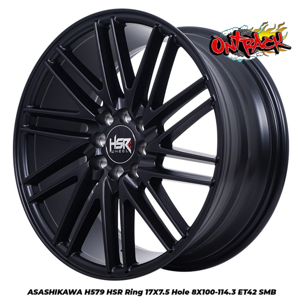 Jual velg mobil avanza ring17 type hsr asashikawa lebar 75 black ...