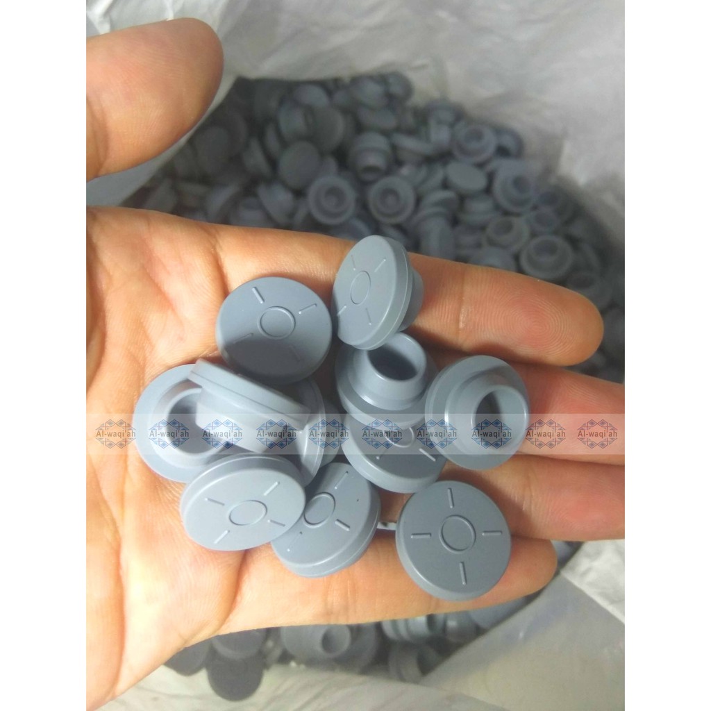 Jual Rubber Stopper - Tutup Karet Silicon Botol Kaca Vial Pinisilin ...