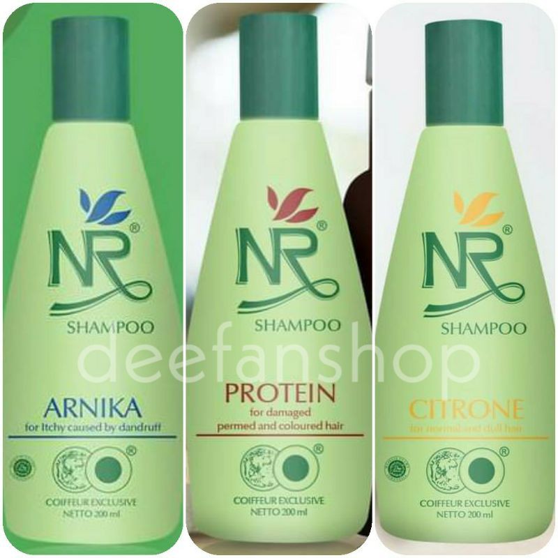 Jual NR SHAMPOO Arnika / Protein / Citroen/Ei 200ML | Shopee Indonesia