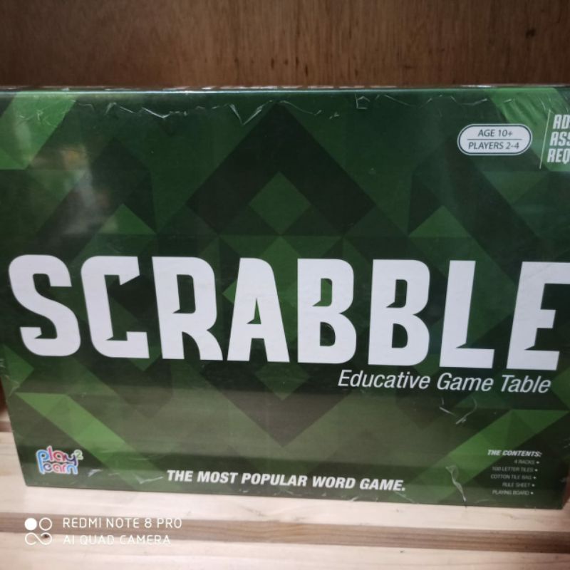 Jual NEW Scrabble original mainan edukatif huruf dan kata/mainan ...