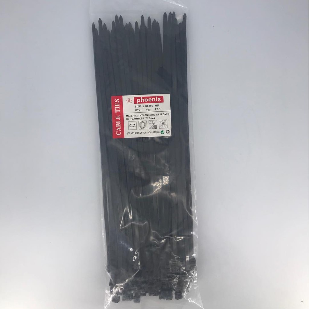 Jual Kabel Ties 4.8 x 300mm (30cm) CV 300 | Shopee Indonesia