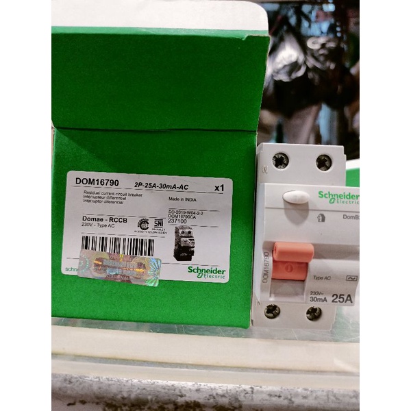 Jual RCCB ELCB SCHNEIDER 2P 25A 30mA | Shopee Indonesia