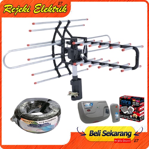 Jual Paket Antena Booster Kabel Antena Digital UHF - Booster Remote ...