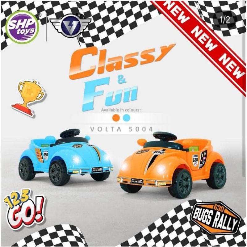 Jual Mobil Aki Anak VOLTA CLASSY 5004 Mini Cooper (2 gearbox) by SHP ...