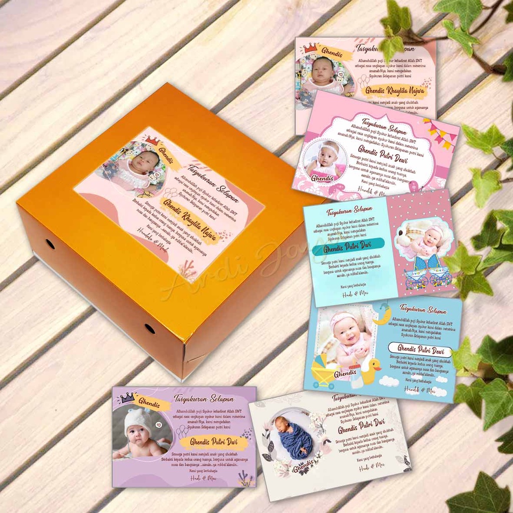 Jual Stiker Selapanan Bayi I Stiker Selapanan I Stiker Selapanan untuk ...