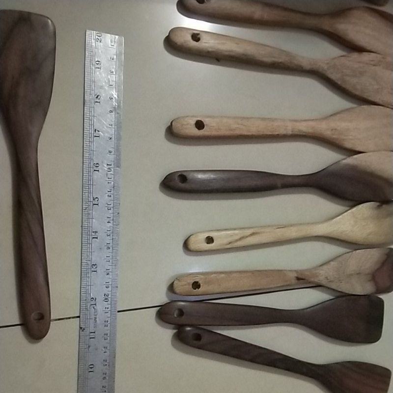 Jual Spatula Kecil / Spatula Kayu Kecil / Sotil Kayu 24cm | Shopee ...
