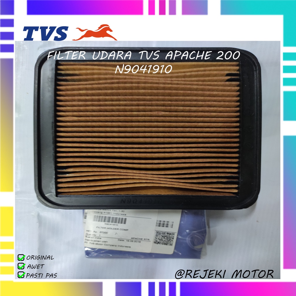 Jual FILTER UDARA HOLDER COMP TVS APACHE 200 N9041910 | Shopee Indonesia