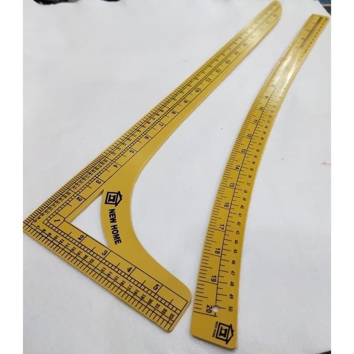 Jual Penggaris Pola Besar/Penggaris SetMika/Alat Pengukur | Shopee ...