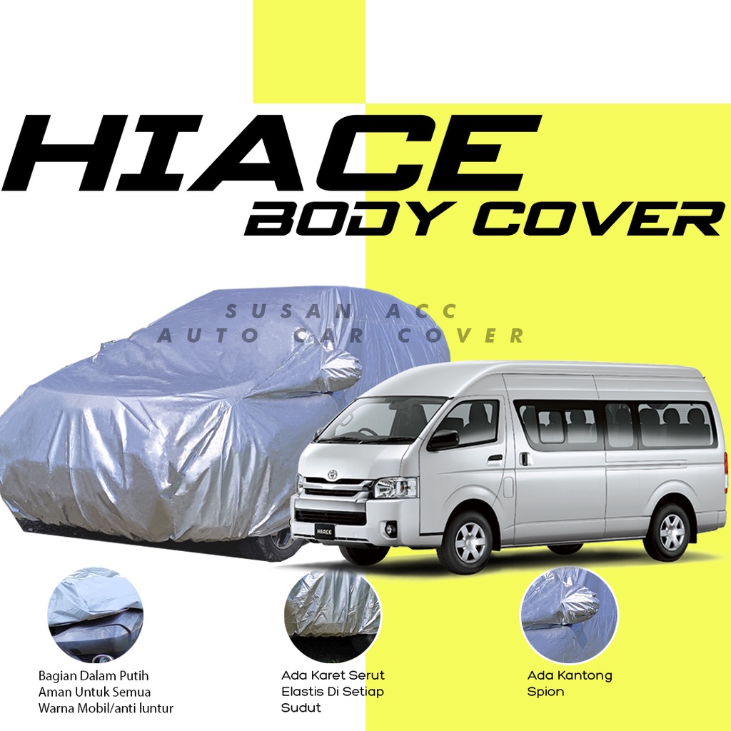 Jual Body Cover Mobil Hiace Sarung Mobil Hiace/hyundai h1/h1/alphard ...