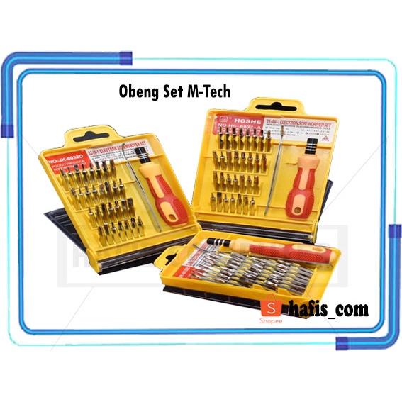 Jual M-TECH ORIGINAL Obeng Set Komplit 32 in 1 | Shopee Indonesia
