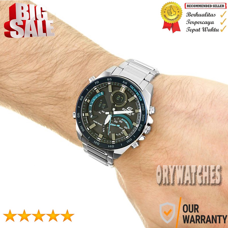 Jual Sale!! jam Tangan Casio Edifice ECB 900DB-1B Baterai Strap ...