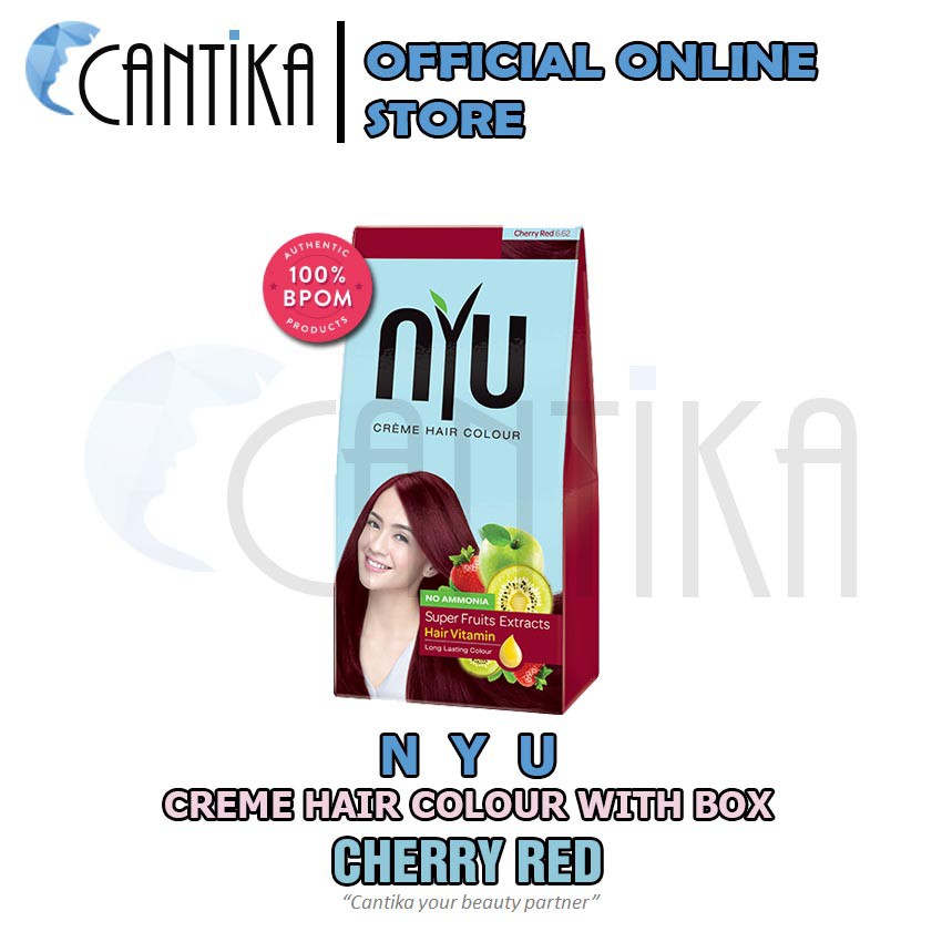Jual PROMO NYU Creme Hair Colour Box | Shopee Indonesia