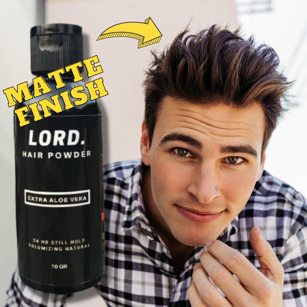 Jual Hair Styling Lord Powder Pria Pomade Rambut Bubuk Bedak Extra ...