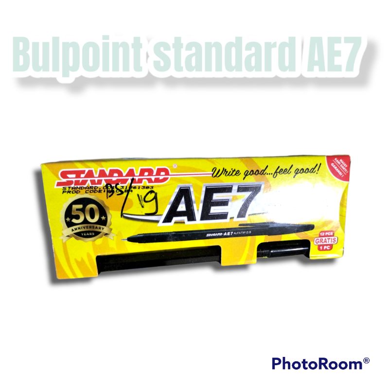 Jual Ballpoint/ Pulpen Standard AE7 ( 1lusin ) | Shopee Indonesia