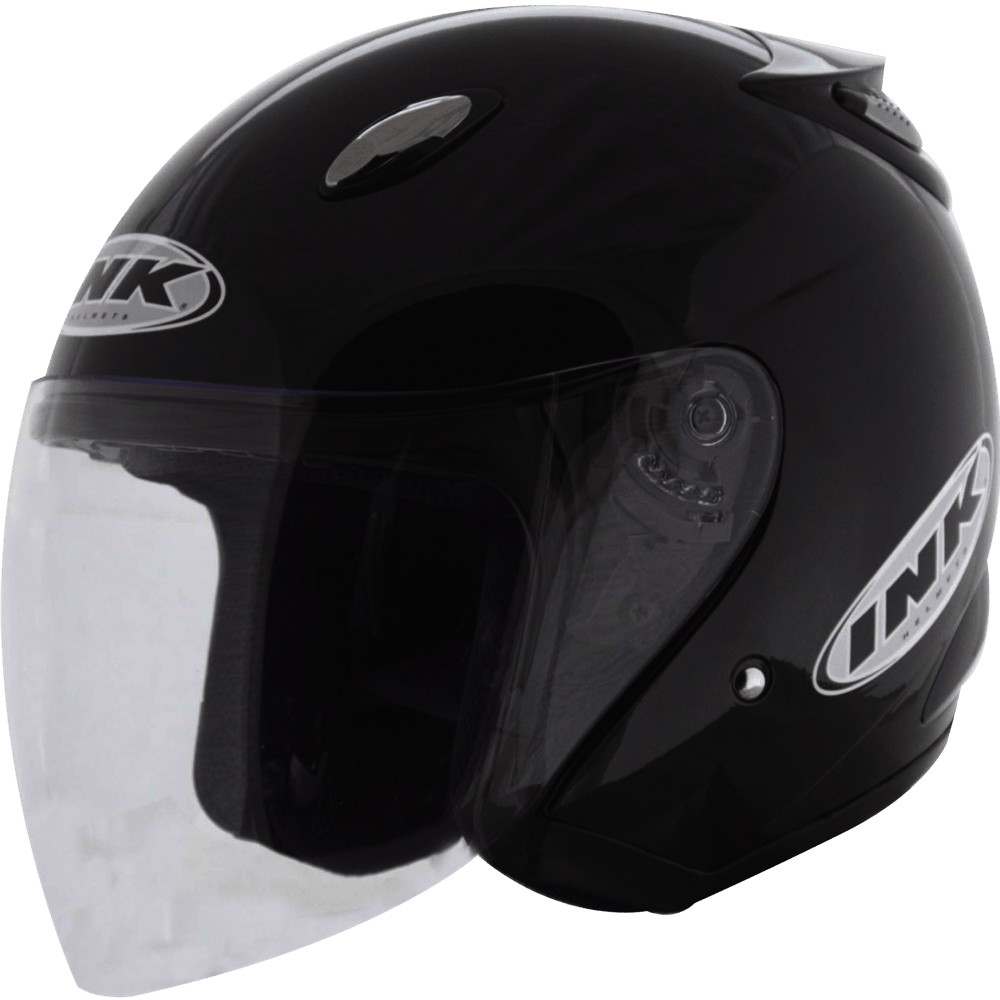 Jual HELM INK CENTRO JET SOLID - BLACK MATT | Shopee Indonesia