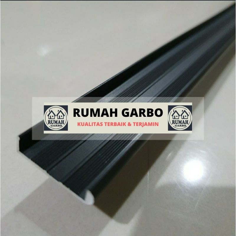 Jual Lis Alumunium Serbaguna Hitam Profil List Edging Frame EA-19 ...