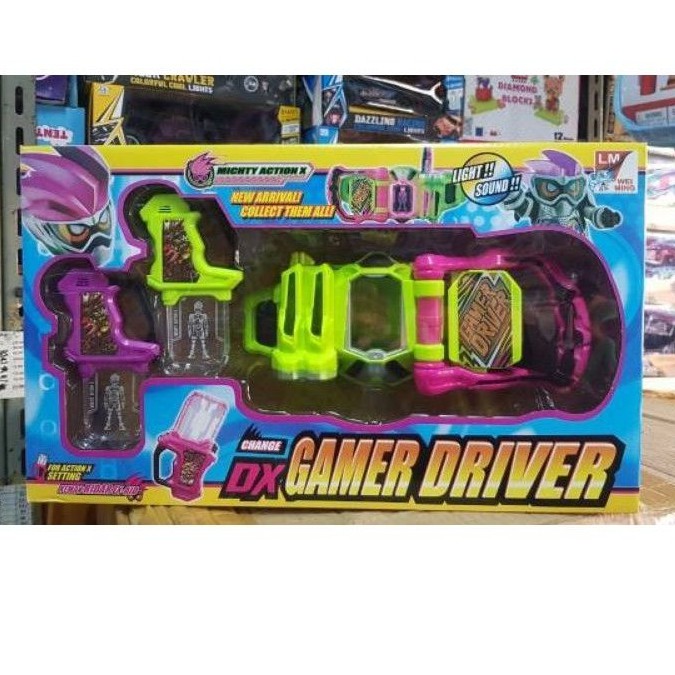 Jual DX gamer Driver Kamen asa lampu dan suara / Sabuk Kamen | Shopee Indonesia