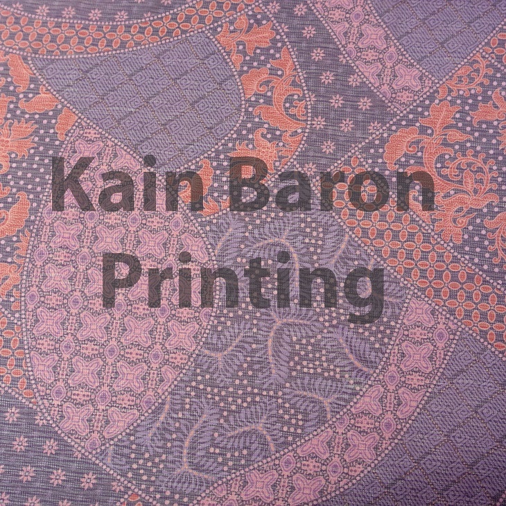 Jual Kain Printing / Kain Baron Printing Motif Batik (per 0,5 meter ...