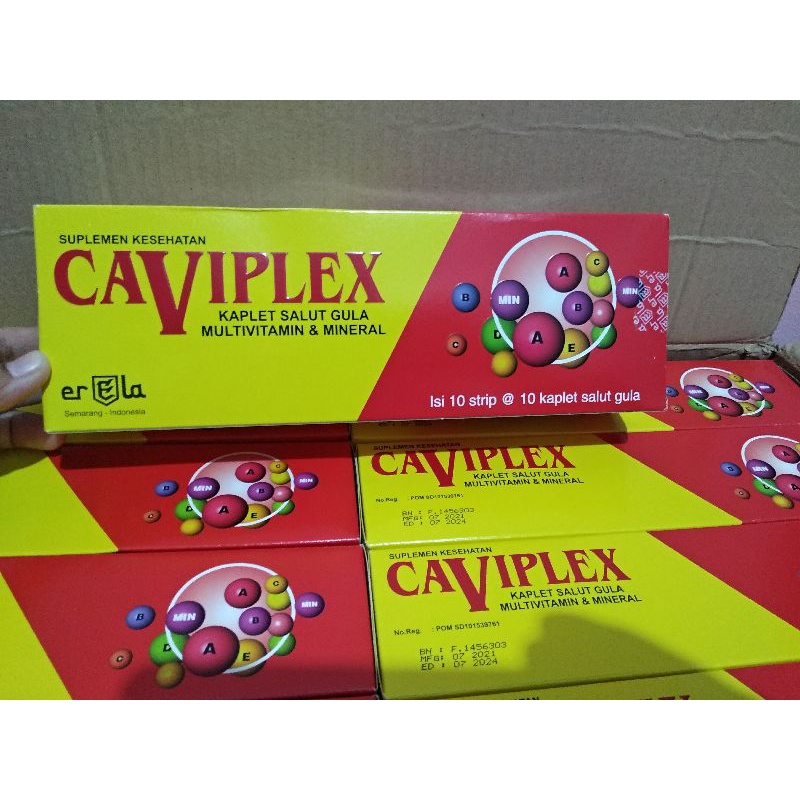 Jual CAVIPLEX KAPLET (BOX 100 KAPLET) | Shopee Indonesia