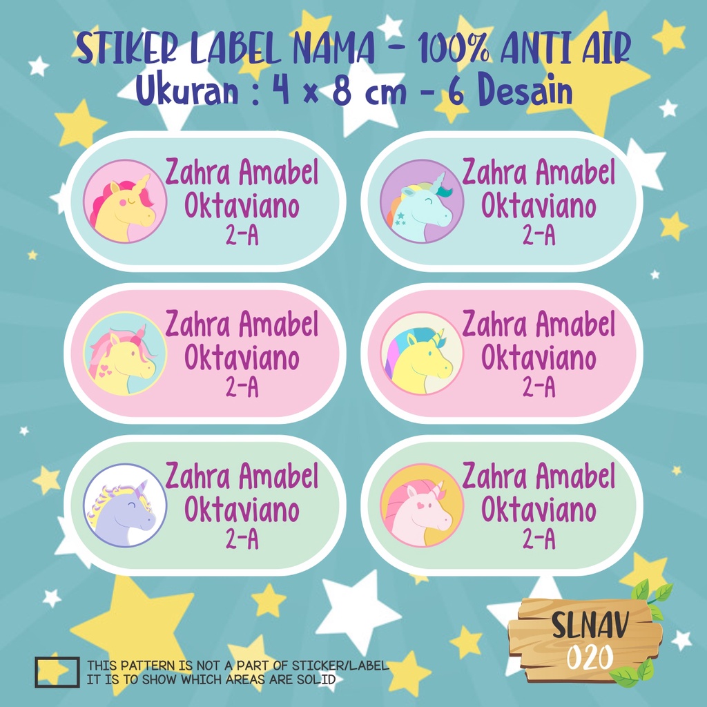 Jual sticker label nama anak kartun putri cute lucu princess super hero ...