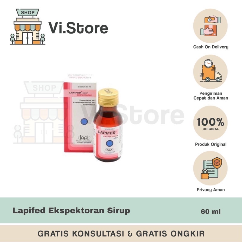 Jual Lapifed Ekspektoran Sirup 60ml | Shopee Indonesia