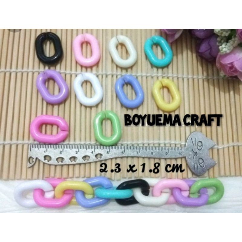 Jual MOTE susu rantai bulat oval, ECER (76 PCS) | Shopee Indonesia