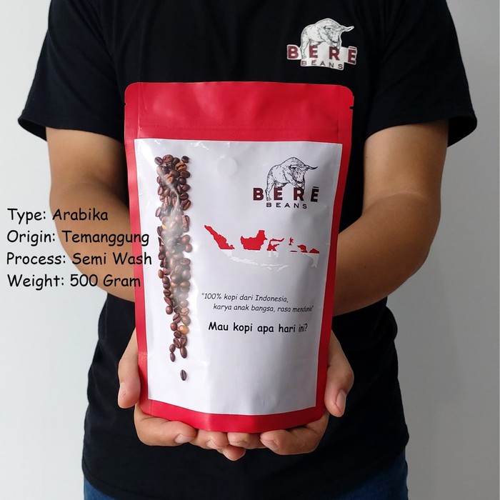 Jual Kopi Arabika Temanggung Jawa 500 GRAM Bubuk / Biji Coffee Biji ...