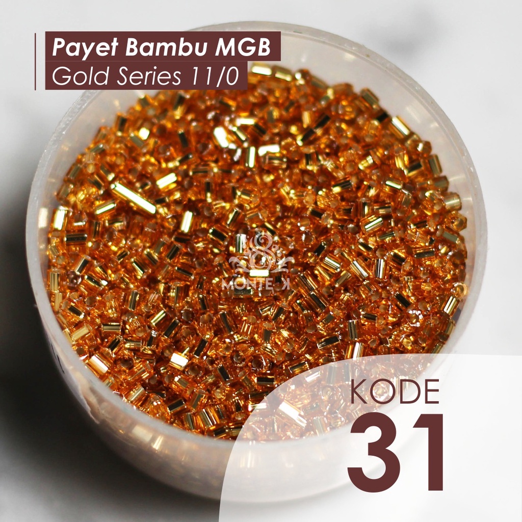 Jual Manik Mote Payet Bambu Batang Jepang MGB 11/0 2,1mm 15 gr Monte ...