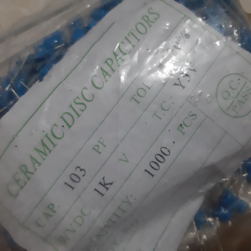 Jual CERAMIC / KERAMIK/ CAPACITORS/ KAPASITOR 103 - 1KV | Shopee Indonesia