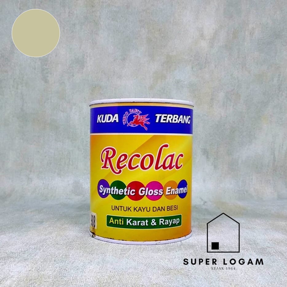 Jual Cat Kayu dan Besi Kuda Terbang Recolac (901-Ivory) | Shopee Indonesia