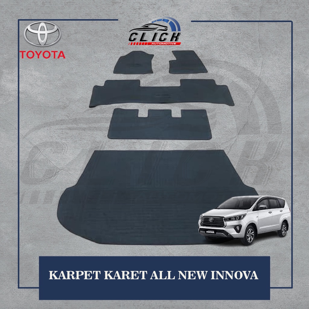 Jual Karpet Lantai Karet Toyota Innova Lama Innova Reborn 1set / Karpet ...