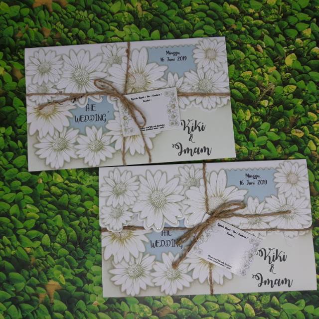 Jual Undangan pernikahan rustik murah bagus Tipe Erba 8887 | Shopee ...