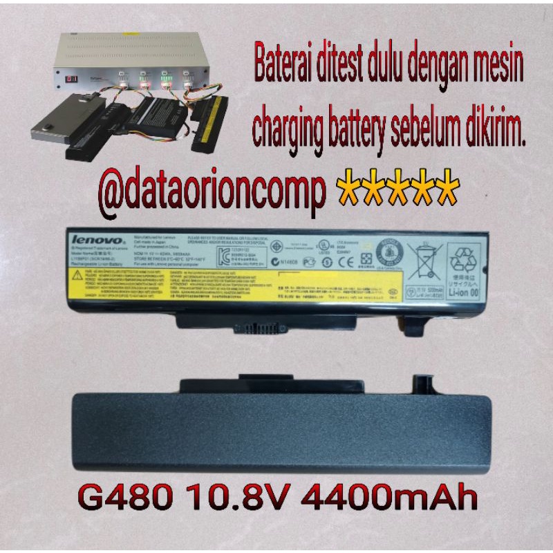 Jual Baterai Battery High Capacity G480 for lenovo Ideapad G405 G480 ...
