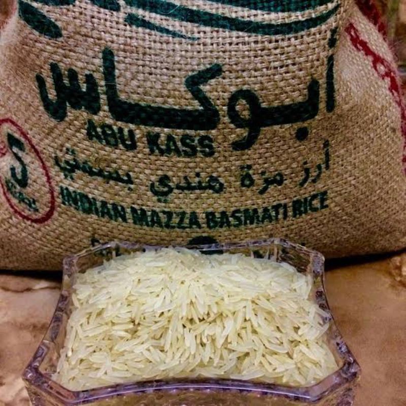 Jual Beras Basmati Asli India AbuKass Basmati Rice Kemasan 5Kg Abu Kass ...