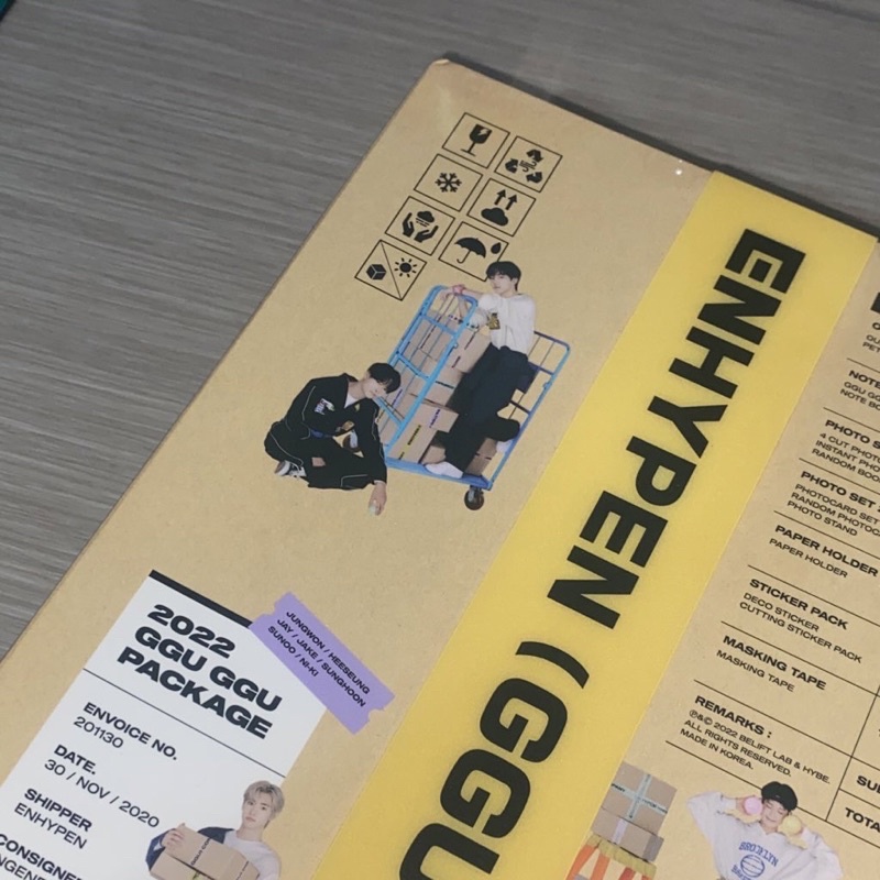 Jual [READY] SHARING ENHYPEN GGU GGU PACKAGE 2022 photocard jungwon heeseung jay jake sunghoon ...