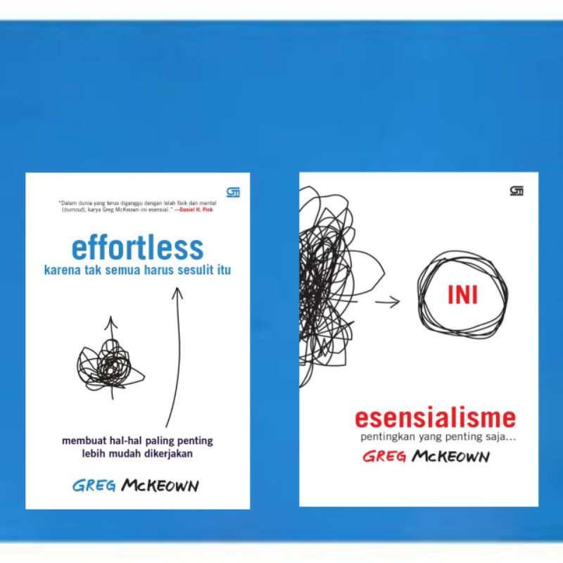 Jual Paket Buku Effortless & Esensialisme By Greg Mckeown | Shopee ...